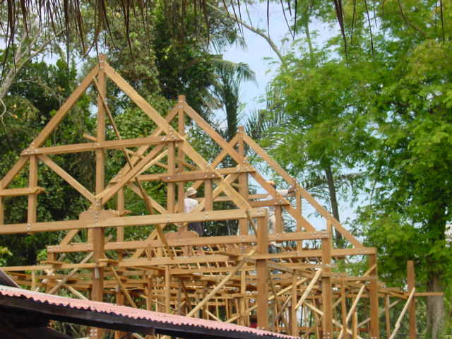 In situ pre-assembly works pictures - Prefabworld Bali International